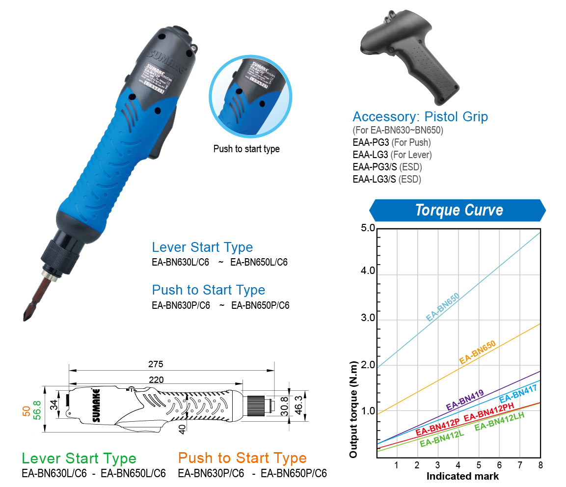 Brushless Full Auto Shut-Off Electric Screwdriver